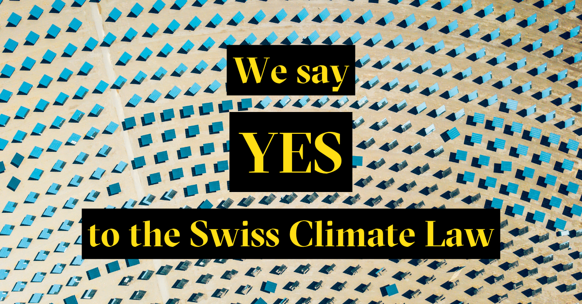 YES to the Swiss Climate Law - Globalance Bank